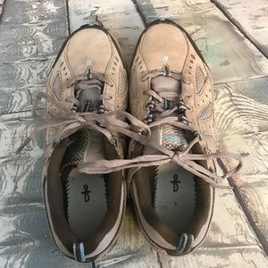 New Balance | Shoes | New Balance Rock Tone Tan Blue Walking Sneakers ...